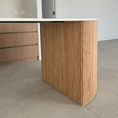 WOODFLEX Flexible Wooden Slat Wall Panel - Oak Veneer - 2700mm x 600mm ...