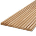 WOODFLEX Outdoor & Indoor Solid Hard Wood Slat Wall Ceiling Pool Fence ...